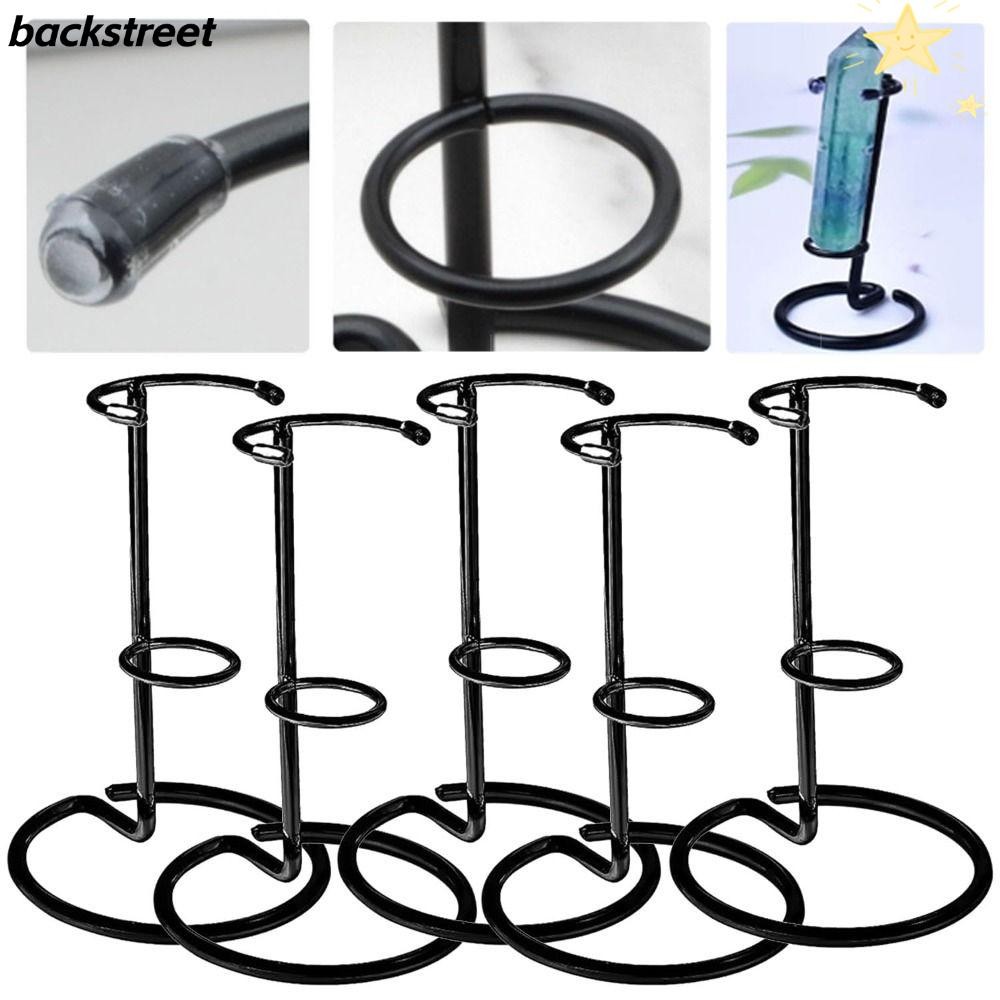 BACKSTAGE Wand Display Stand Holder, Iron Round Base Design Crystal ...