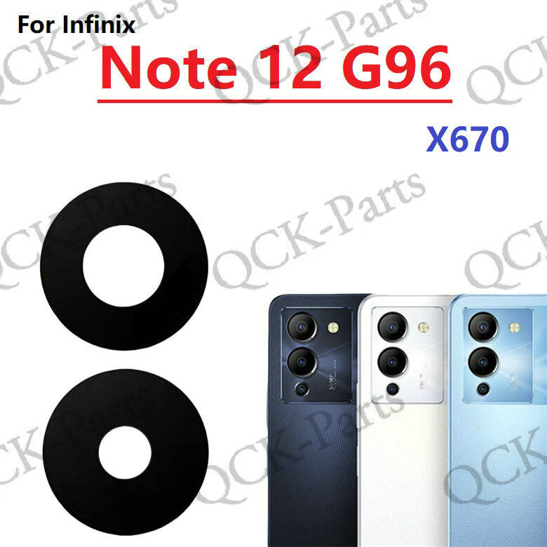 เลนส์กล้องด้านหลังสําหรับ Infinix Note 12 Pro 4G X676B G96 X670 5G ...