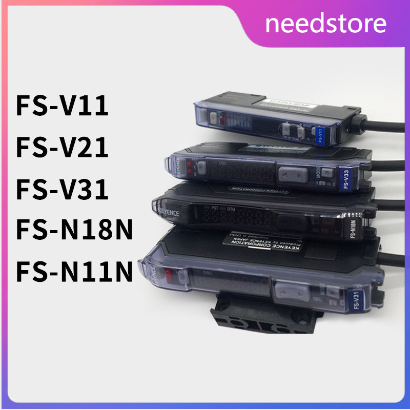 KEYENCE เครื่องขยายเสียงไฟเบอร์ออปติก FS-V21RP FS-V31 FS-V33 FS-V21R FS-N18N FS-N11N FS-V21 FS ...