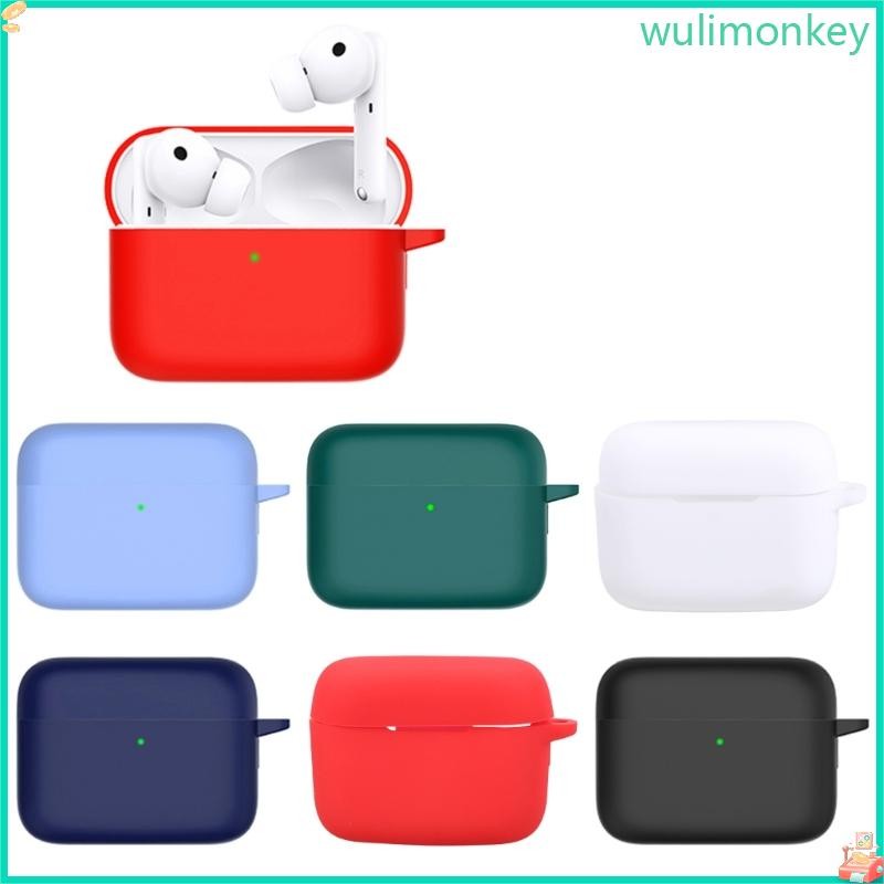 WU เคสซิลิโคนสําหรับ Honor Earbuds 2SE ป้องกันหูฟังที่รองรับบลูทูธกล่อง ...