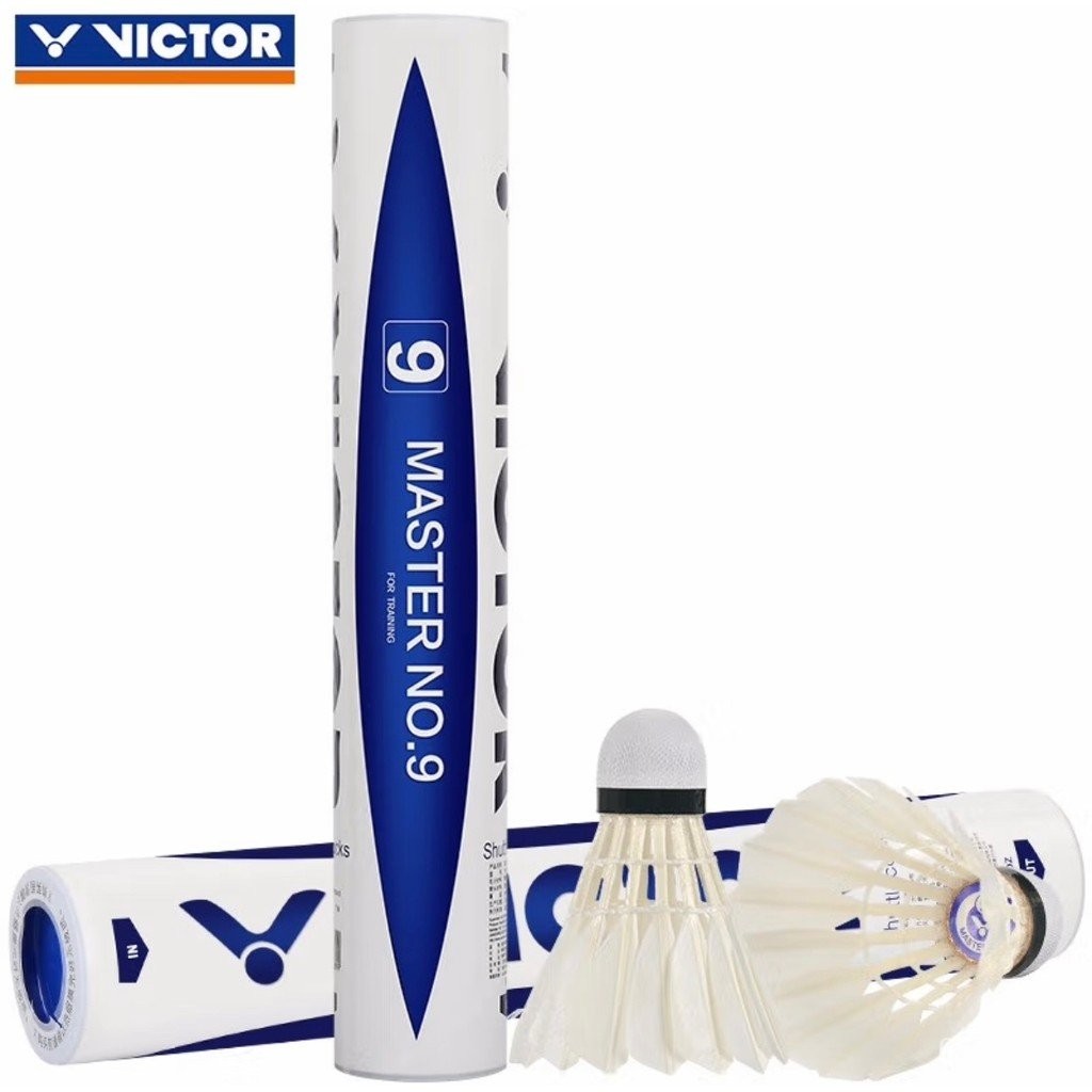 ลูกขนไก่แบดมินตัน Victory/VICTOR Master No. 7/9/10 ขนห่านที่คัดสรรมา ...