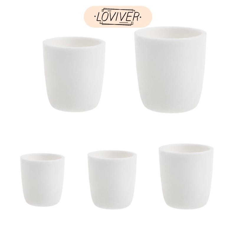 อลูมิเนียมทรงกระบอกออกไซด์ Crucible Beaker เซรามิค Corundum Crucible ...
