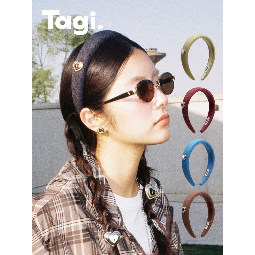 Tagi. Cream Love Headband Vintage Denim Headband High Cranium Top ...