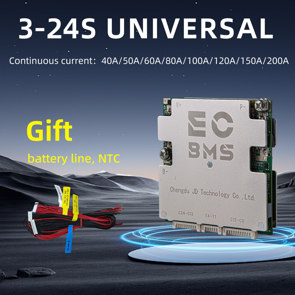 บอร์ดจัดการแบตเตอรี่ EC Smart Solar BMS 12S LiFePO4 150A Bluetooth CAN ...