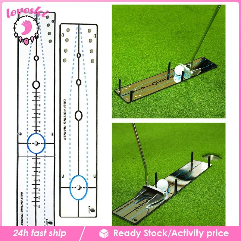 [Lovoski] Golf Putting Alignment Mirror สำหรับฝึกซ้อมในร่มและกลางแจ้ง | Shopee Thailand