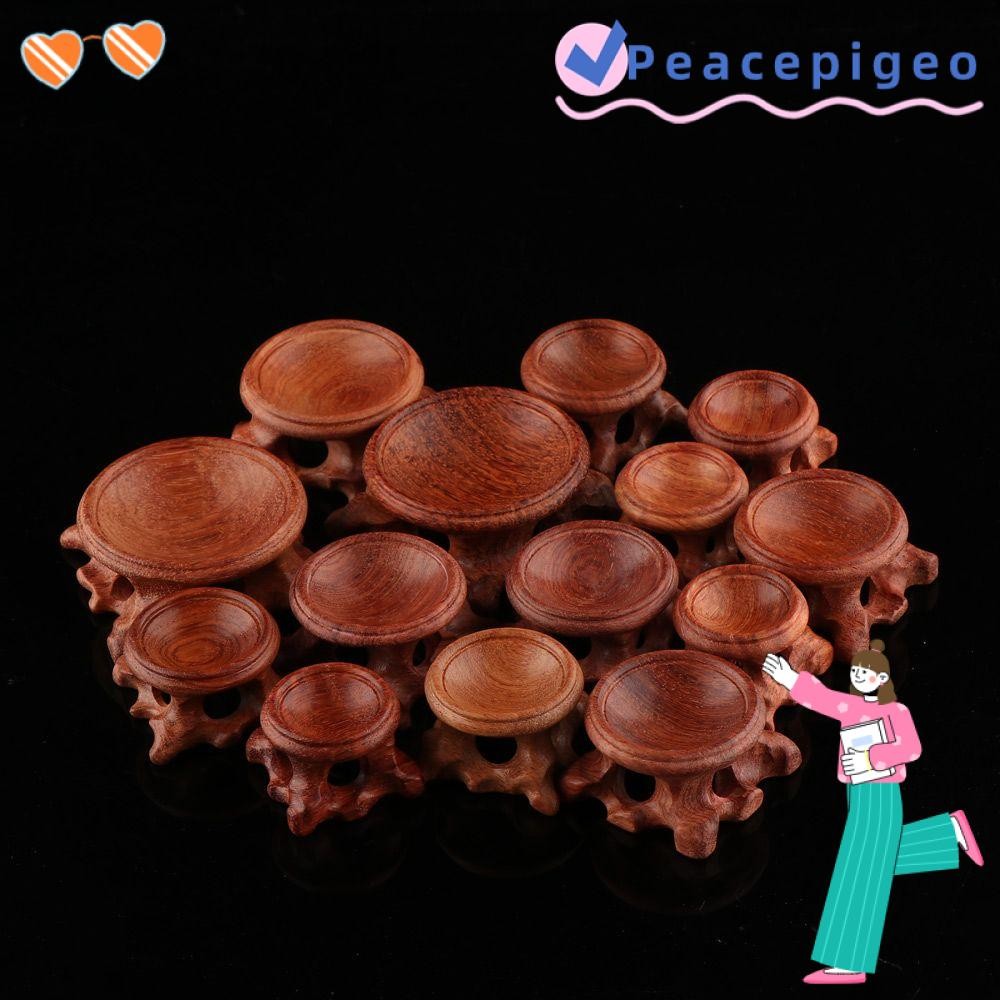 PEACEPIGEO ที่วางลูกบอลคริสตัลทนทานทรงกลมหินตกแต่งขาตั้งจอแสดงผลขนาดเล็ก | Shopee Thailand