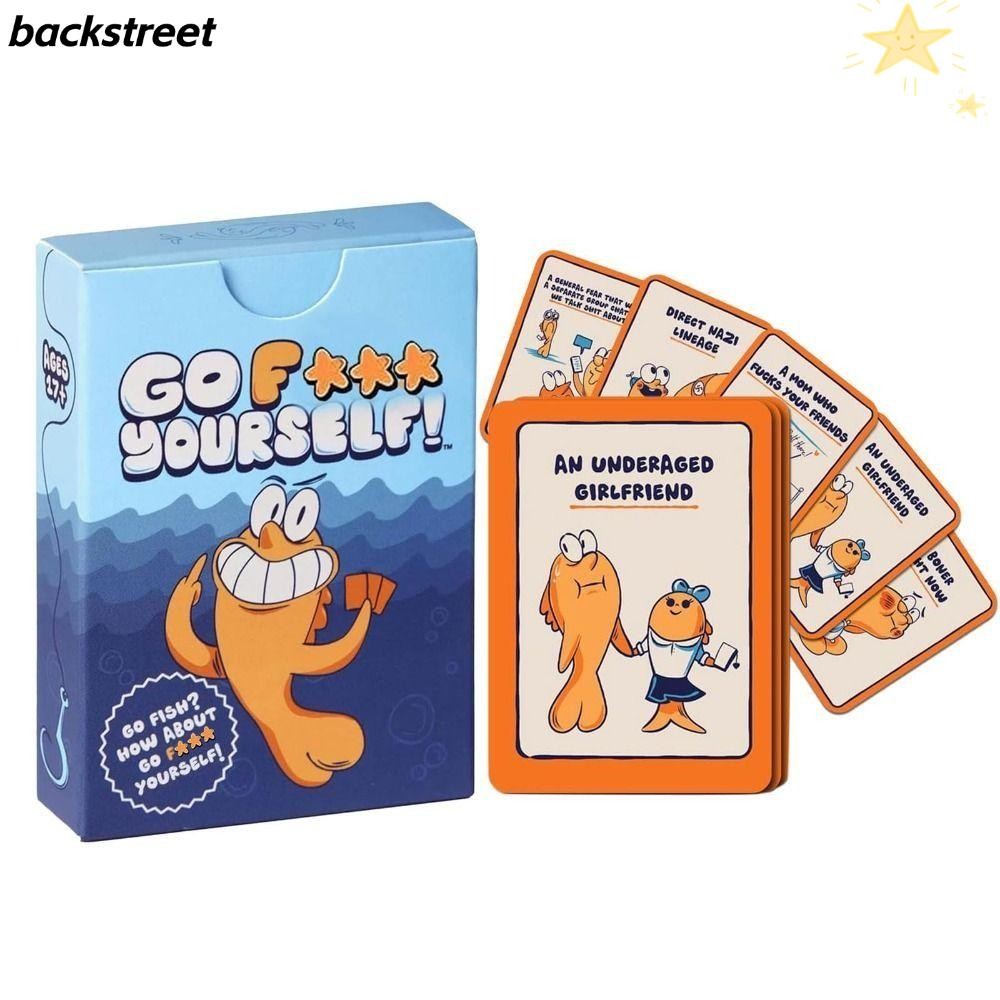 BACKSTAGE Adult Go Fish Game, Classic Rules Great Gift Idea Go Fish ...