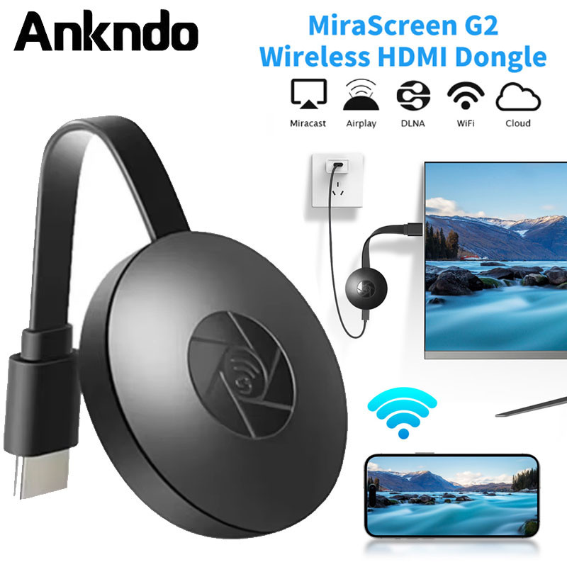 1080P G2 MiraScreen Display Anycast Wifi HDMI-ใช้งานร่วมกับแบบพกพา ...
