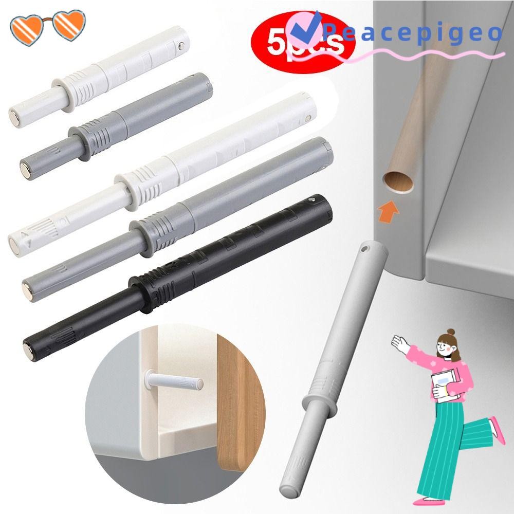 PEACEPIGEO 5 ชิ้นประตูตู้ดูดฮาร์ดแวร์ Damper บัฟเฟอร์ปกปิดเปิดสัมผัสตู้จับ | Shopee Thailand