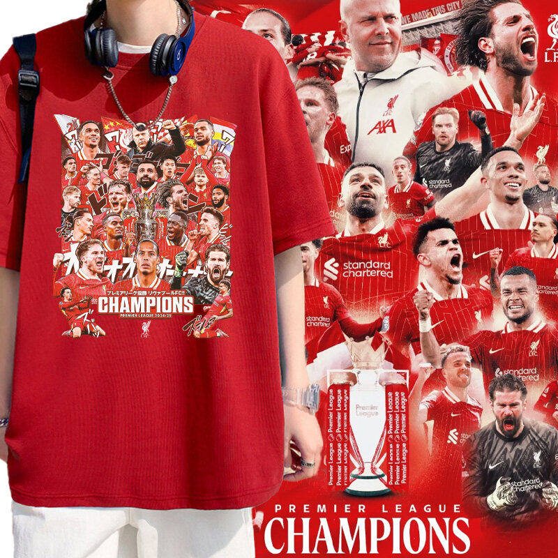 เสื้อยืดที่ระลึก EPL Liverpool 20th Championship 2025 – รุ่น S-5XL ...