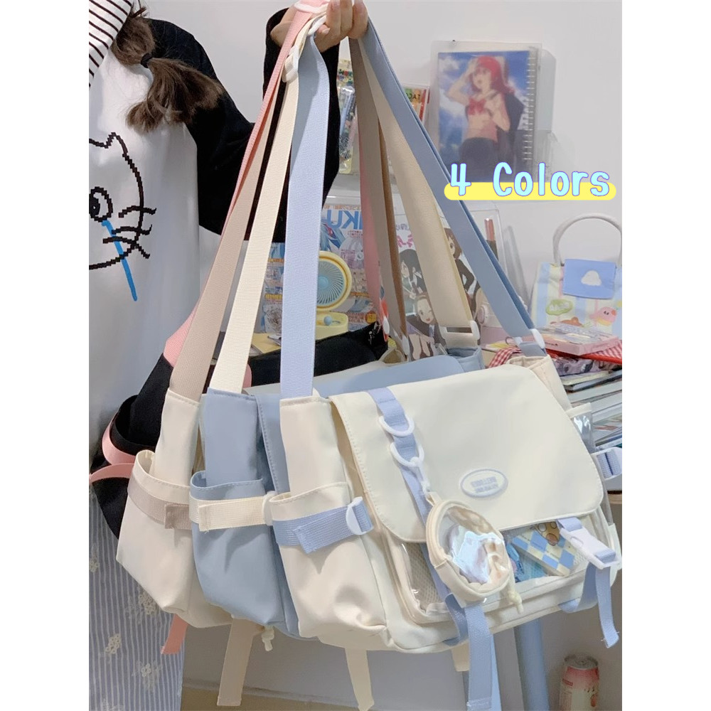 Ita Bag DIY Anime Badges Display Shoulder Bag Aesthetic Casual Large ...