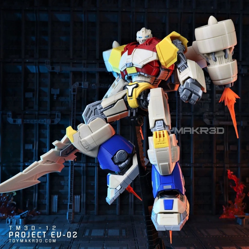 Monster Hunter 3D การพิมพ์ Jet Grid EV-02 ประกอบ Domineering Mecha รุ่น ...