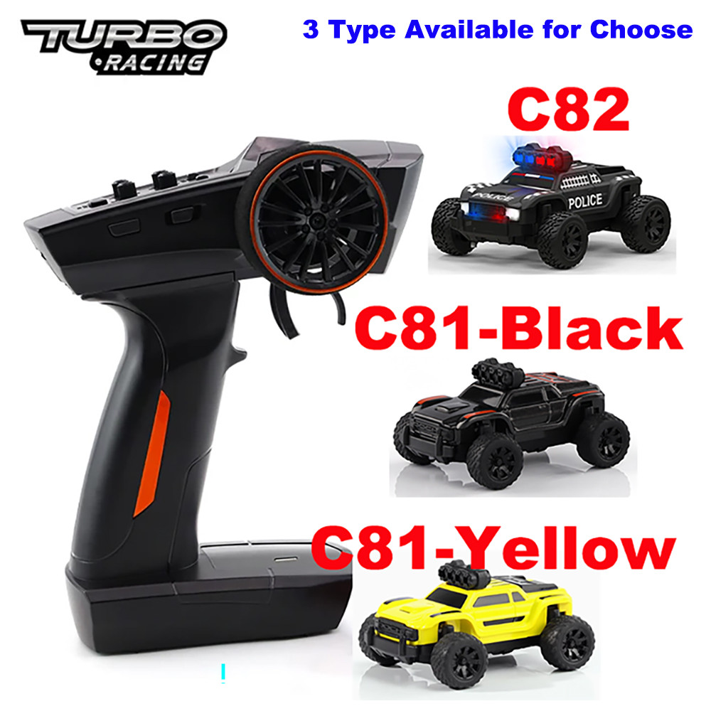 Turbo Racing 1:76 C81 C82 RC รถบรรทุกรถ Mini Full Proportional Monster ...