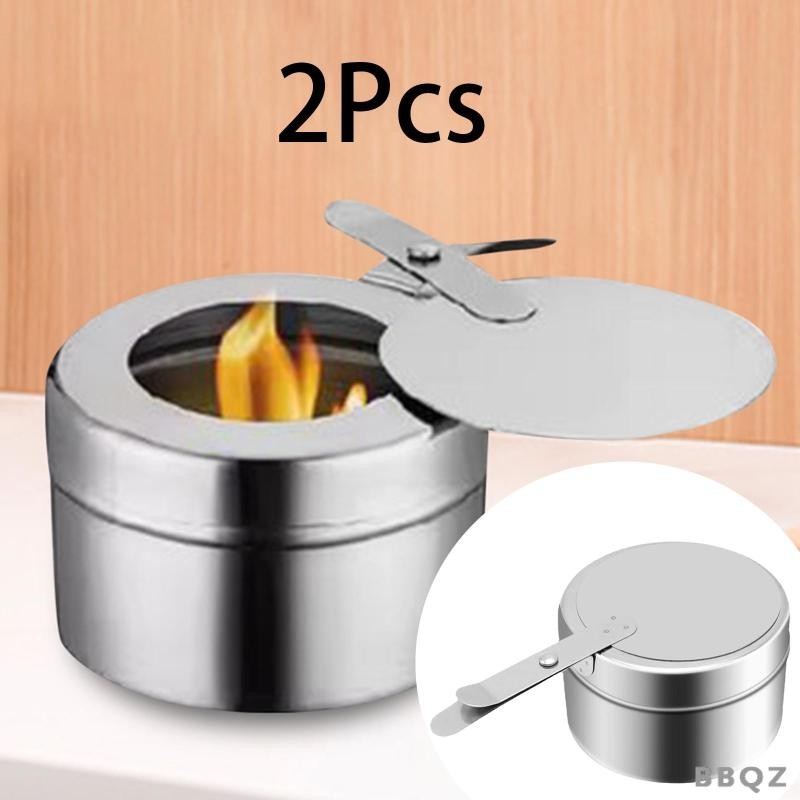 [Bbqz01] ถาดอุ่นบุฟเฟ่ต์ 2 ชิ้น Burner Chafer กระป๋องสําหรับบุฟเฟ่ต์ ...