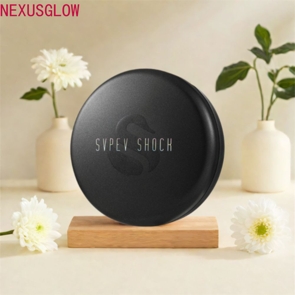 NEXUSGLOW Pressed Powder Foundation, 3 สี Oil Control เมคอัพเบส ...