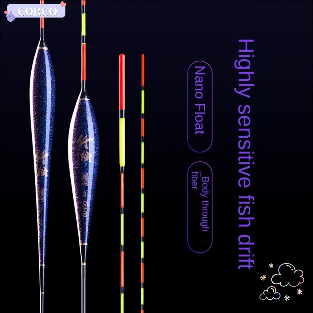 CORCO Floats Bobbers, Indicator Sensitive Fishing Lure Float, Hot Slip ...