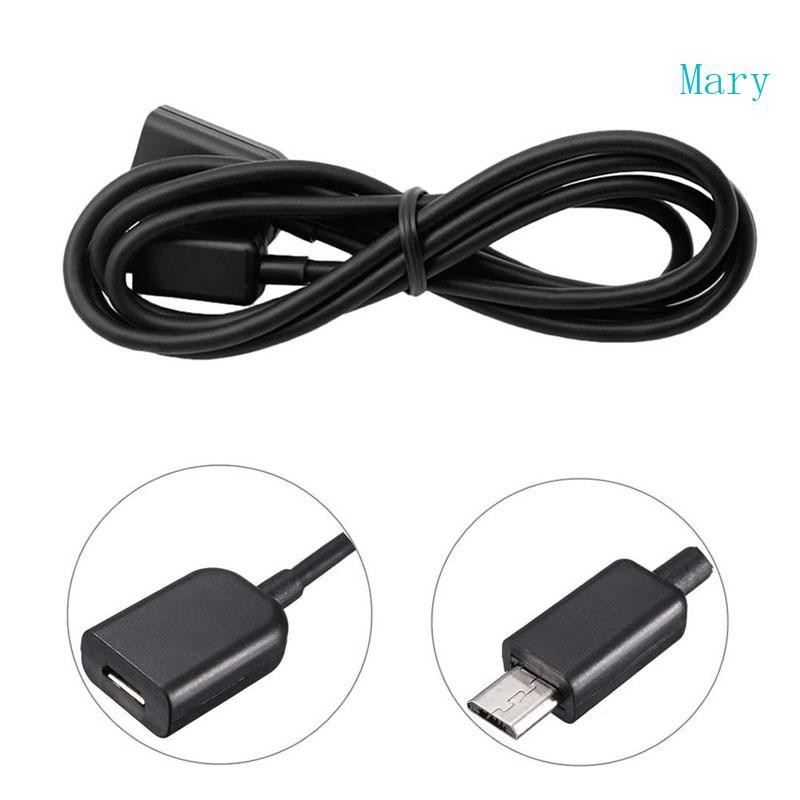 Mary Micro USB Female to Micro Male Black Converter ปลั๊กเชื่อมต่อสาย ...