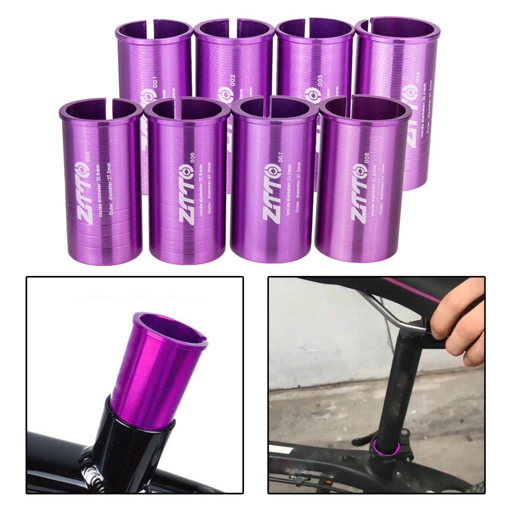 [Whgirld8] Seatpost Adapter Shim, Seat Post Tube Adapter, Seatpost ลดแขน Shim สําหรับจักรยานเสือ ...