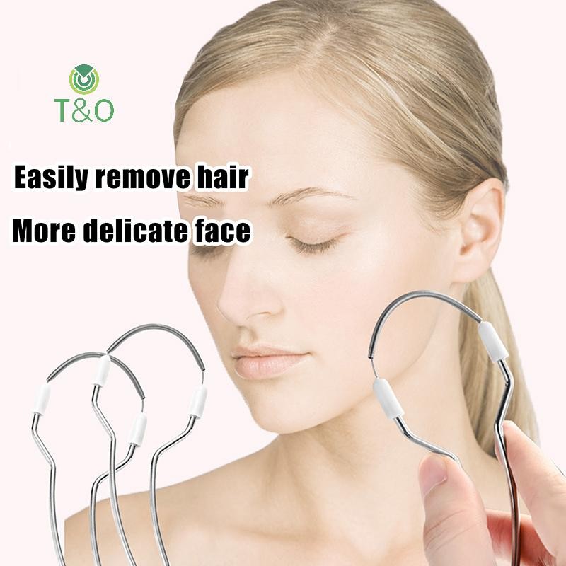T&O 1/2/5Pcs Facial Hair Remover Fine ผมทารกในครรภ์ฤดูใบไม้ผลิกําจัดขน ...
