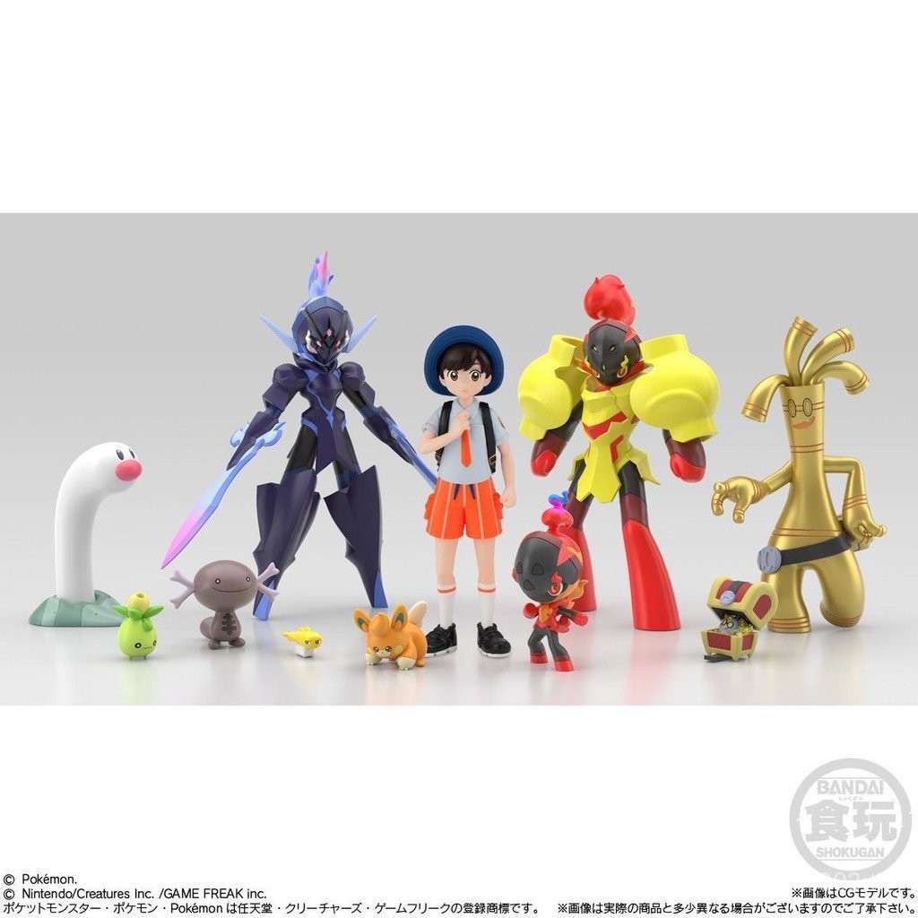 ชุด Bandai Pokémon SW Scale World Pokedex Region สีแดงและสีน้ำเงิน 02 ...