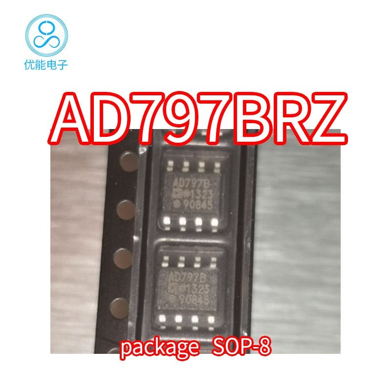นำเข้า AD797B AD797BRZ แพ็คเกจ SMD SOP8 AD797BR ชิปขยายเสียง AD797 ...