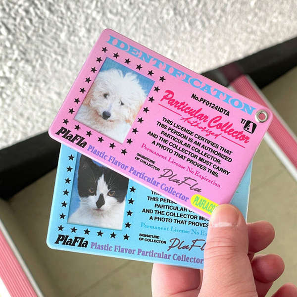 ที่ใส่บัตร เฟรมการ์ด ที่ใส่การ์ด Plafla Korea Daigou American Retro Card Holder ID Card Access ...