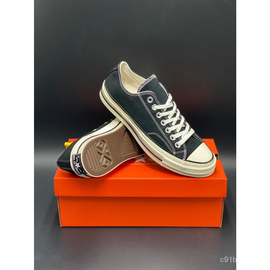 Converse Chuck Taylor All Star 70's Low สีดำข้อสั้น สินค้าพร้อมกล่อง ...