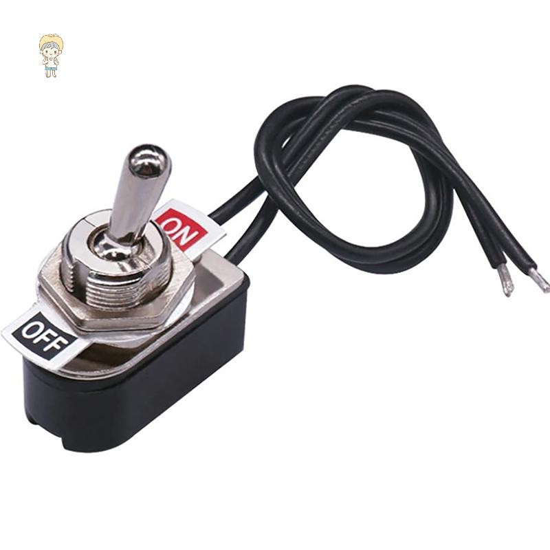ARS AC250V 3A On/Off Prewired Standard Toggle Switch พร้อมสายไฟ KNS-1 ...