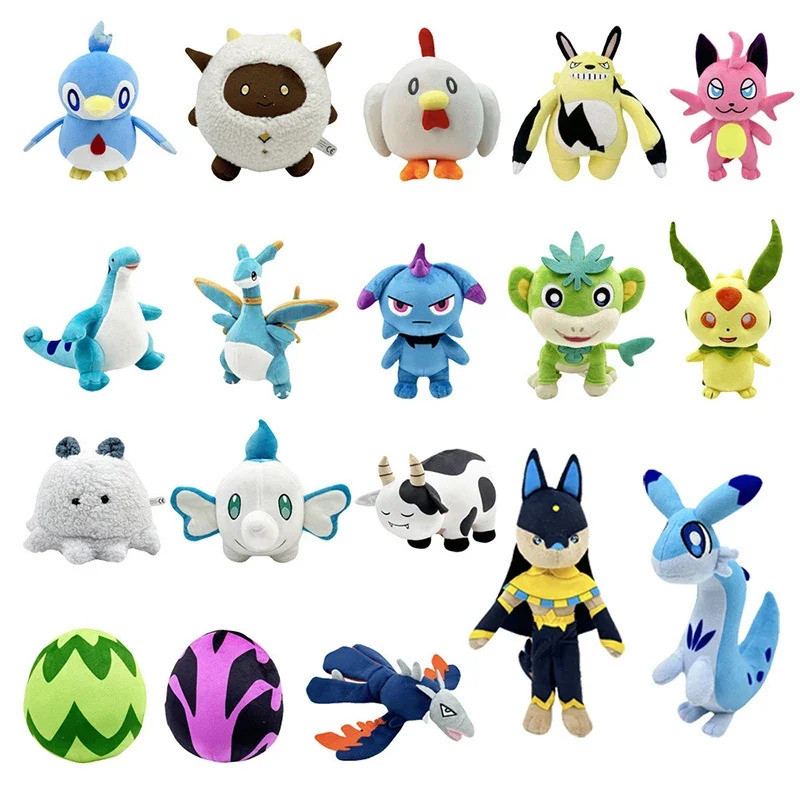 Palworld Series Electabuzz Plush Fidough Stuffed Kawaii Smoliv Plushie ...
