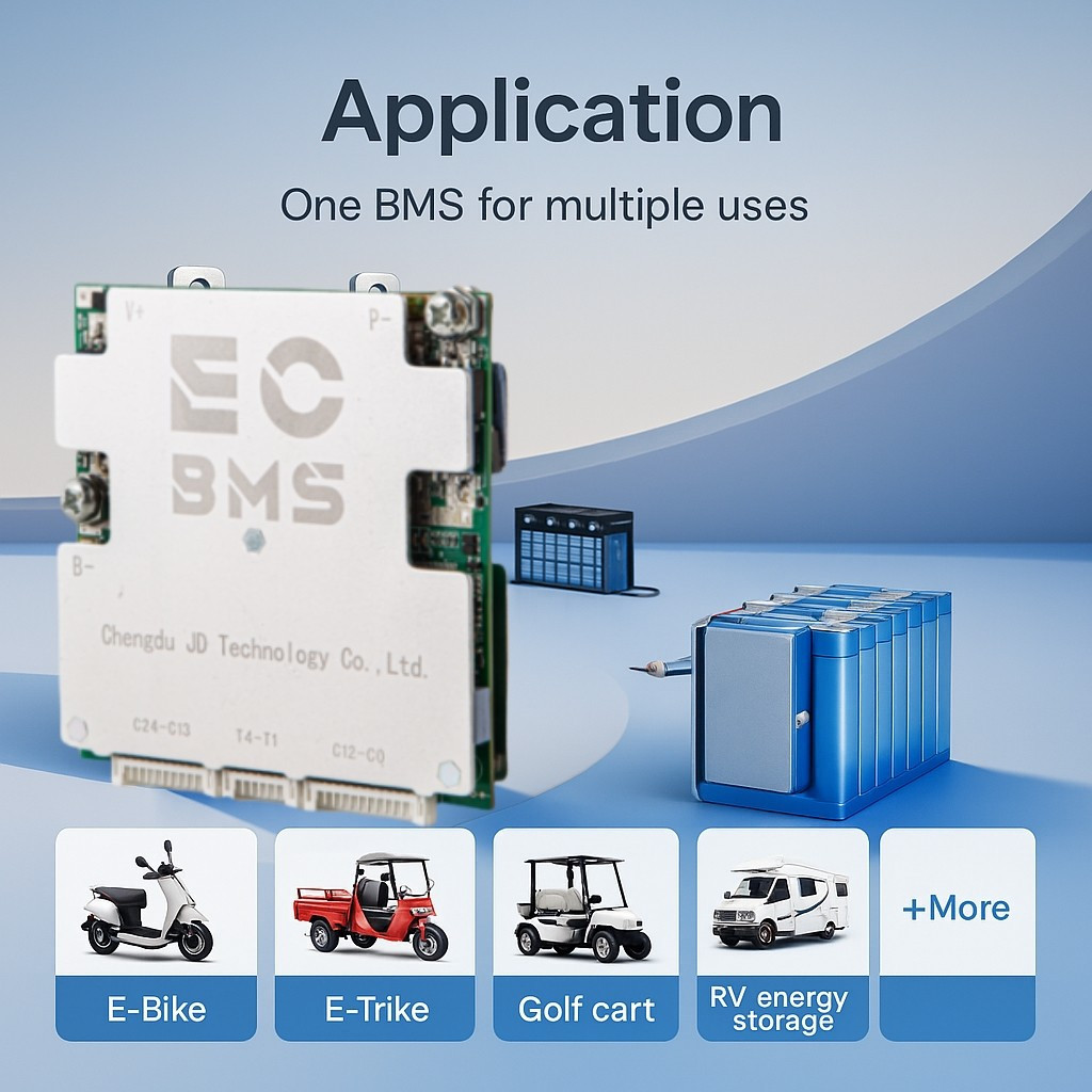 EC บลูทูธสมาร์ท BMS 3-24วินาที40-200A LiFePO4 /ncm คณะกรรมการป้องกัน ...