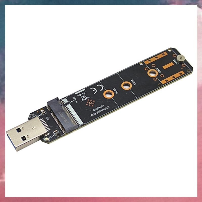 USB3.2 GEN2 10Gbps ถึง NVME Protocol M.2 กล่องฮาร์ดดิสก์ไปยังพอร์ต ...