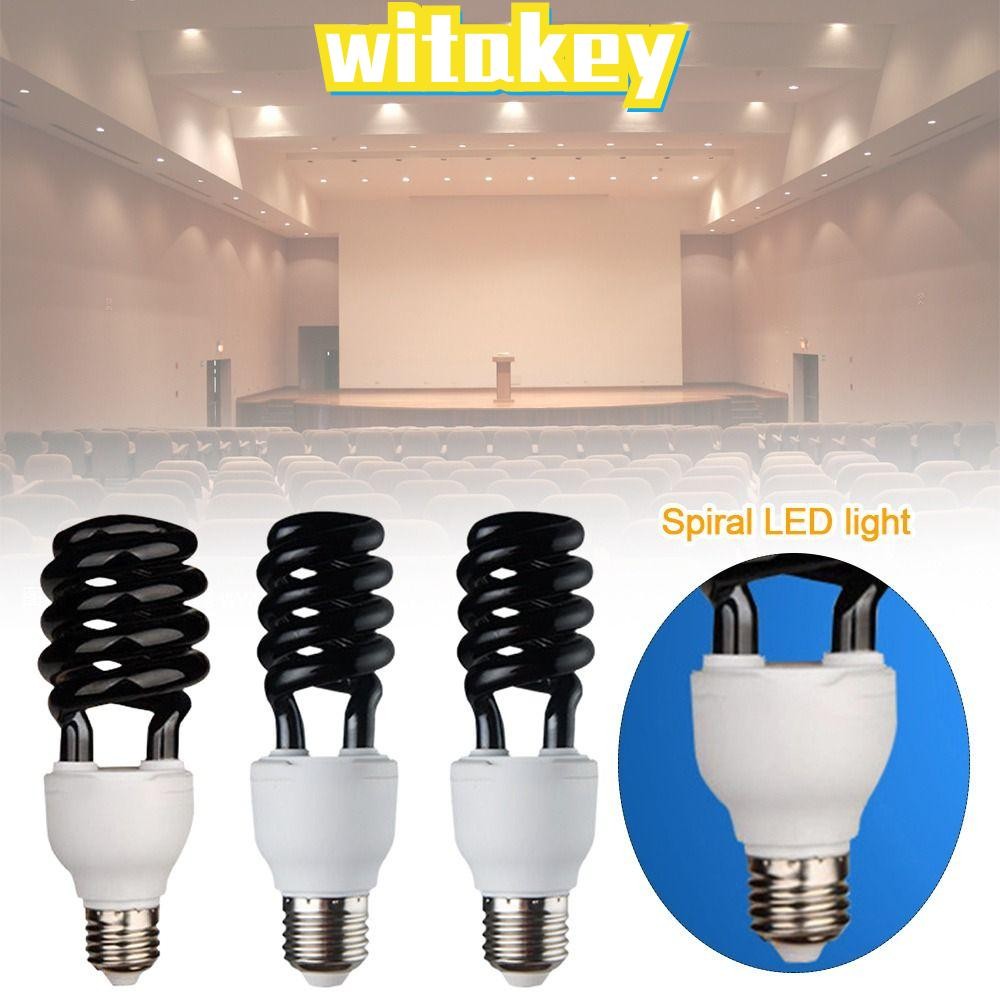 WITAKEY UV Black light, AC 220V รองรับไฟ LED เกลียว, เกลียว E27 13-40W CFL เพาะพันธุ์หลอดไฟ ...