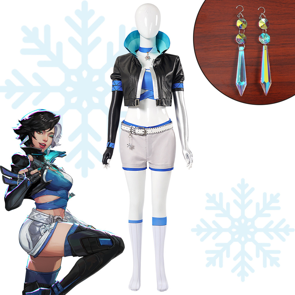 Marvel Rivals Luna Snow Seol Hee คอสเพลย์เครื่องแต่งกายชุดสําหรับ ...