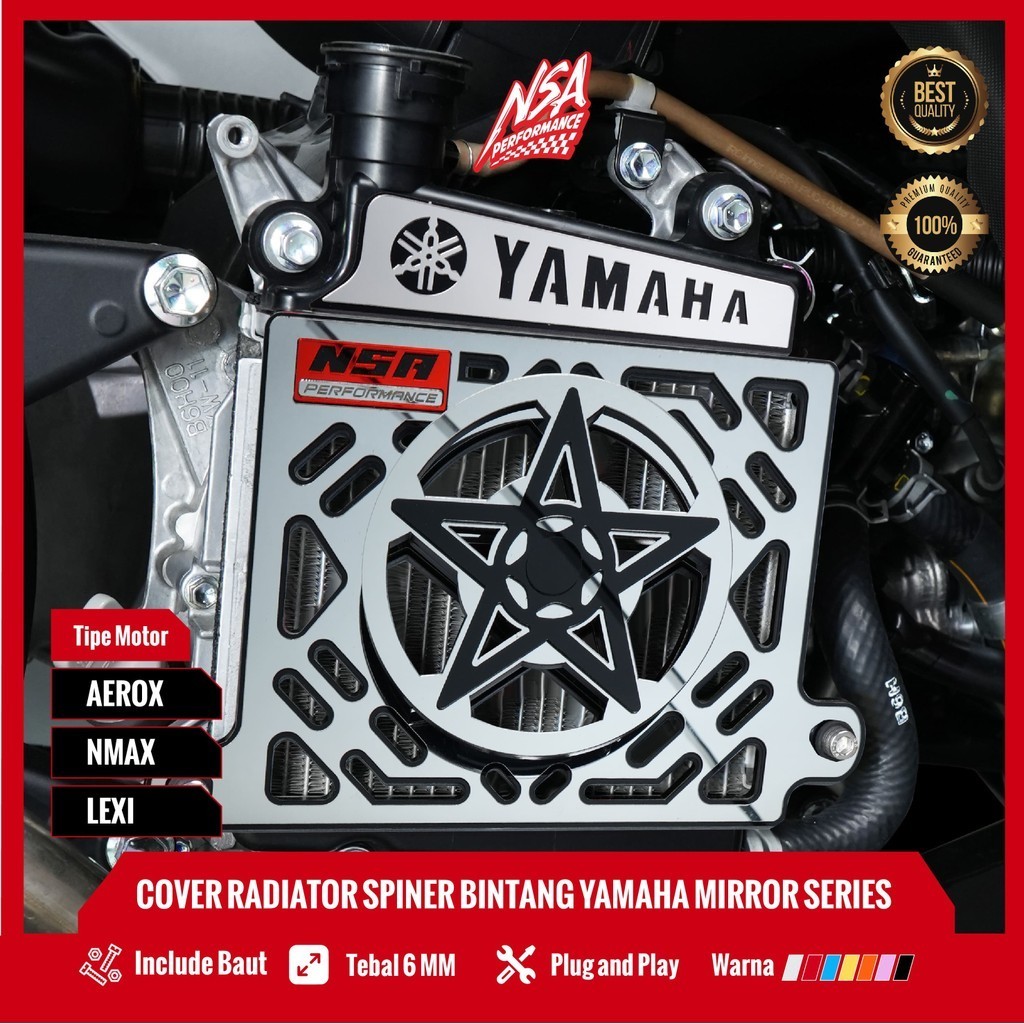 NSA แพคเกจฝาครอบโรเตอร์โรเตอร์ BINTANG MIRROR NMAX AEROX LEXI NMAX ใหม่ ...