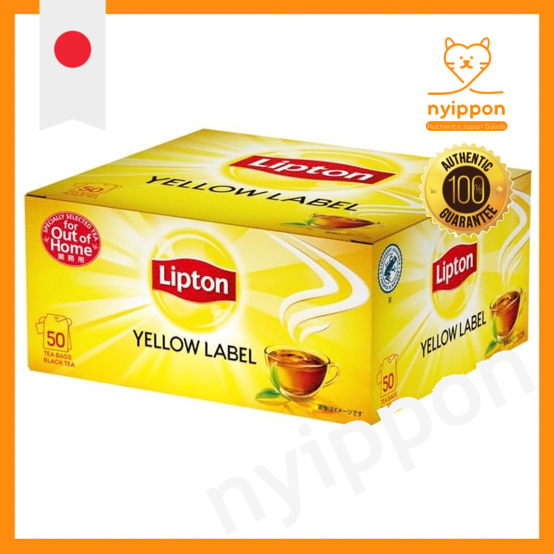 Lipton Yellow Label Tea Bags - 50 Individually Wrapped Bags | Shopee ...