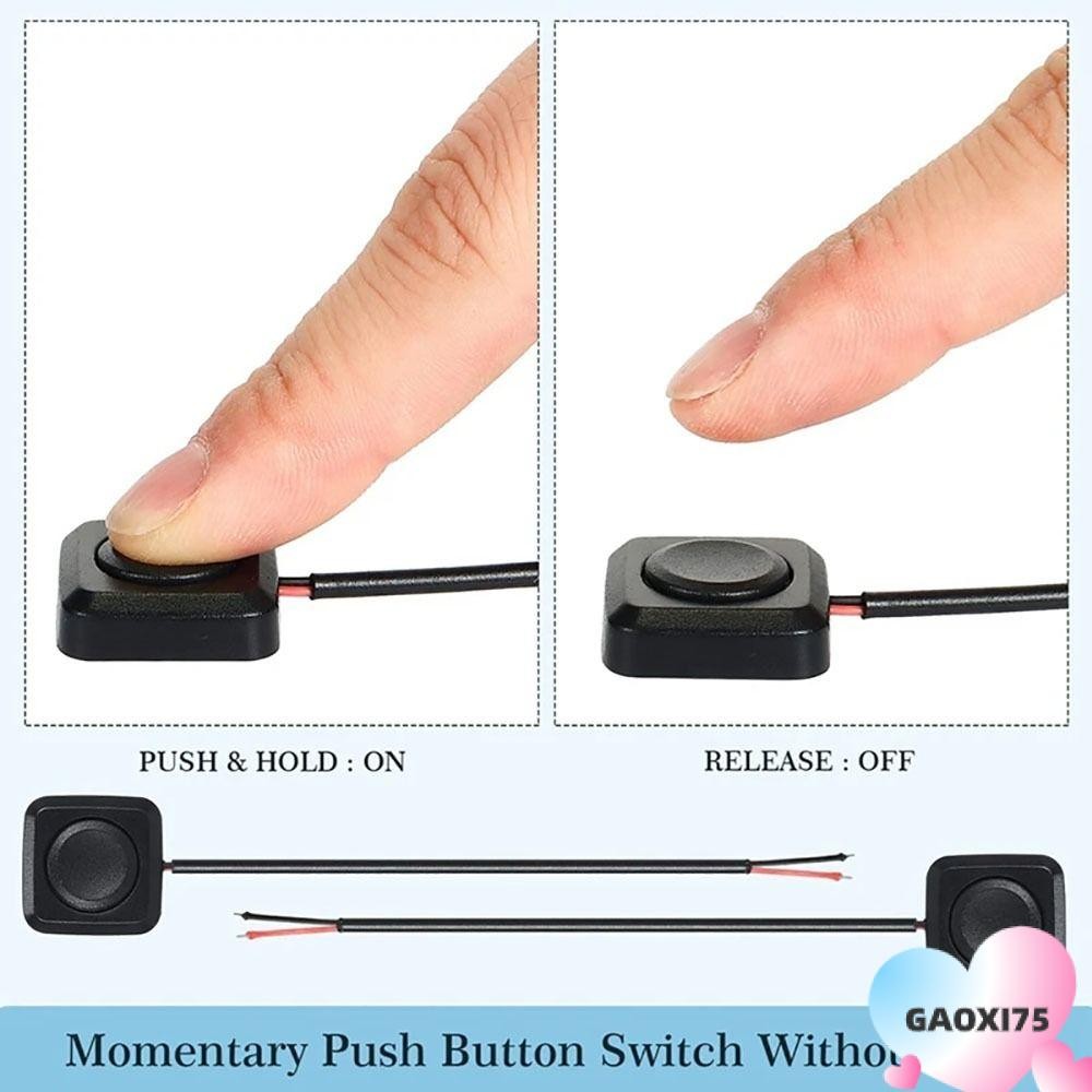 GOXI75 Mini Button Switch, DIY Mini Momentary Push Button, กาว 12V Car Push Buttons | Shopee ...