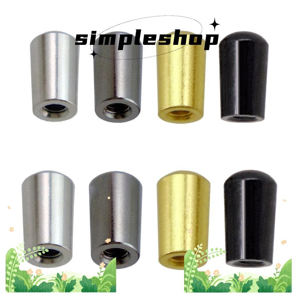 SIMPLESHOP 3 ชิ้นกีตาร์โลหะสวิทช์หรือ SG สไตล์เคล็ดลับหมวกปุ่ม 3.5 มิลลิเมตร 4 มิลลิเมตรสลับ ...