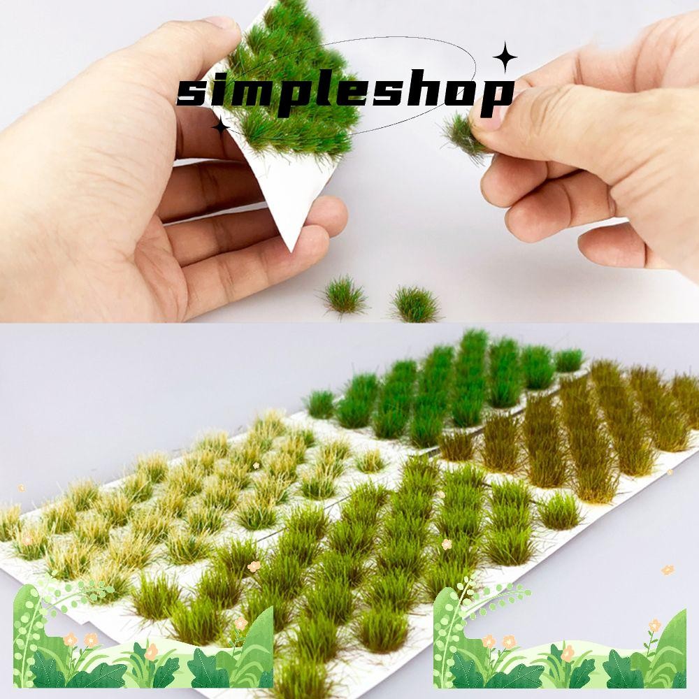 SIMPLESHOP Grass Tuft DIY Miniatures ฉากอาคารรถไฟภูมิทัศน์ Railroad ทิวทัศน์โต๊ะทราย | Shopee ...