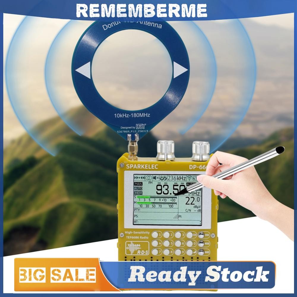 DP-666 TEF6686 วิทยุ FM/LW/MW/SW วิทยุแบบเต็มแบนด์ความไวสูงตัวรับสัญญาณ DSP | Shopee Thailand