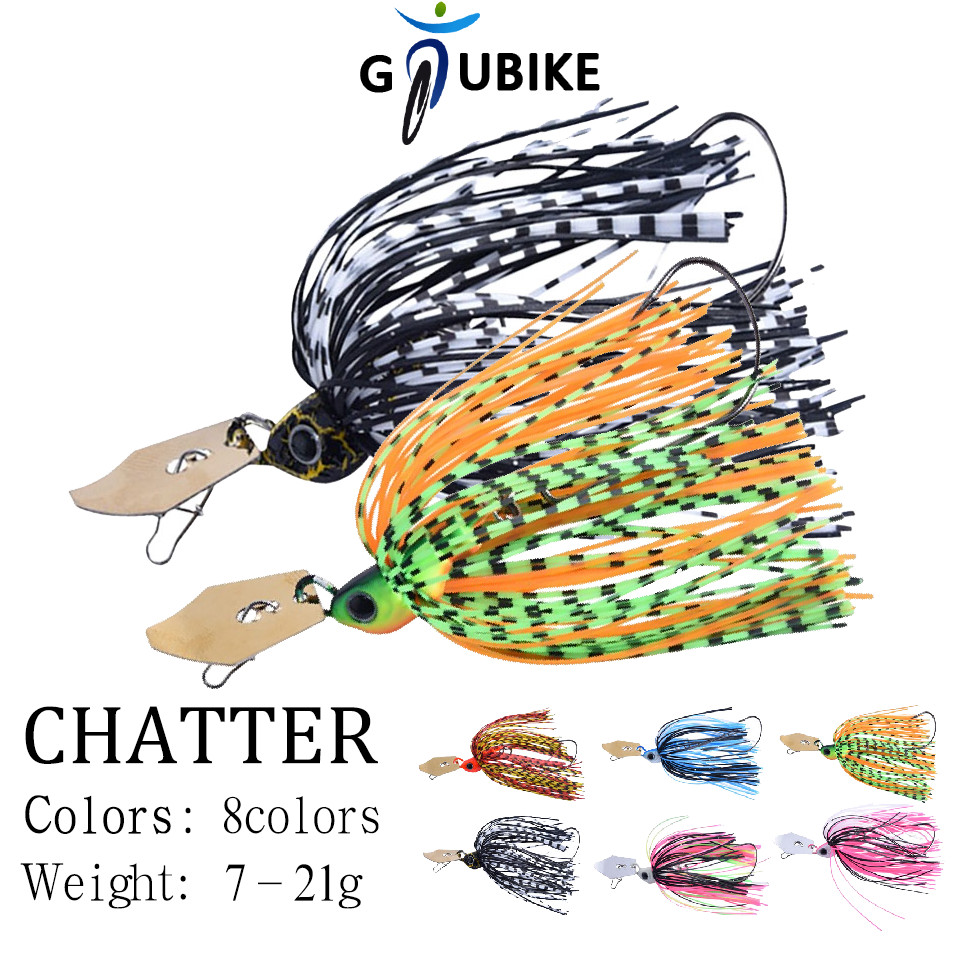 GTUBIKE 1 ชิ้น Chatter เหยื่อ 7g/9g/11g/13g/18g/21g โลหะใบมีดกระโปรงยางเหยื่อตกปลา | Shopee Thailand