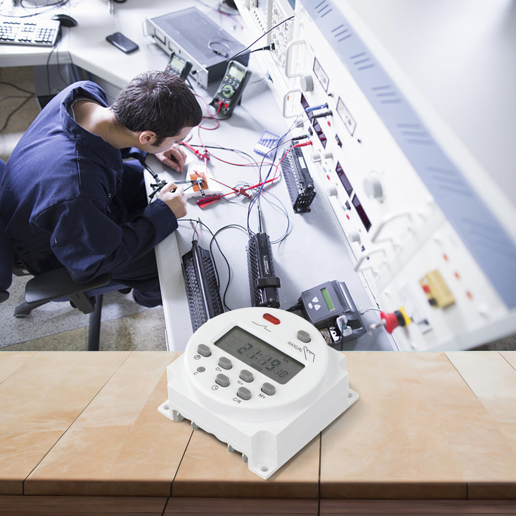 สวิตช์ตั้งเวลา Automated DC 12V พร้อมจอแสดงผล LCD และตัวเลือกที่ตั้ง ...