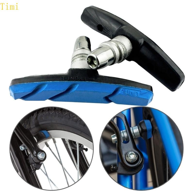 Timi 4 ชิ้น บล็อกเบรค รองเท้า Noiseless สำหรับจักรยานเสือหมอบ V และ Pad ...