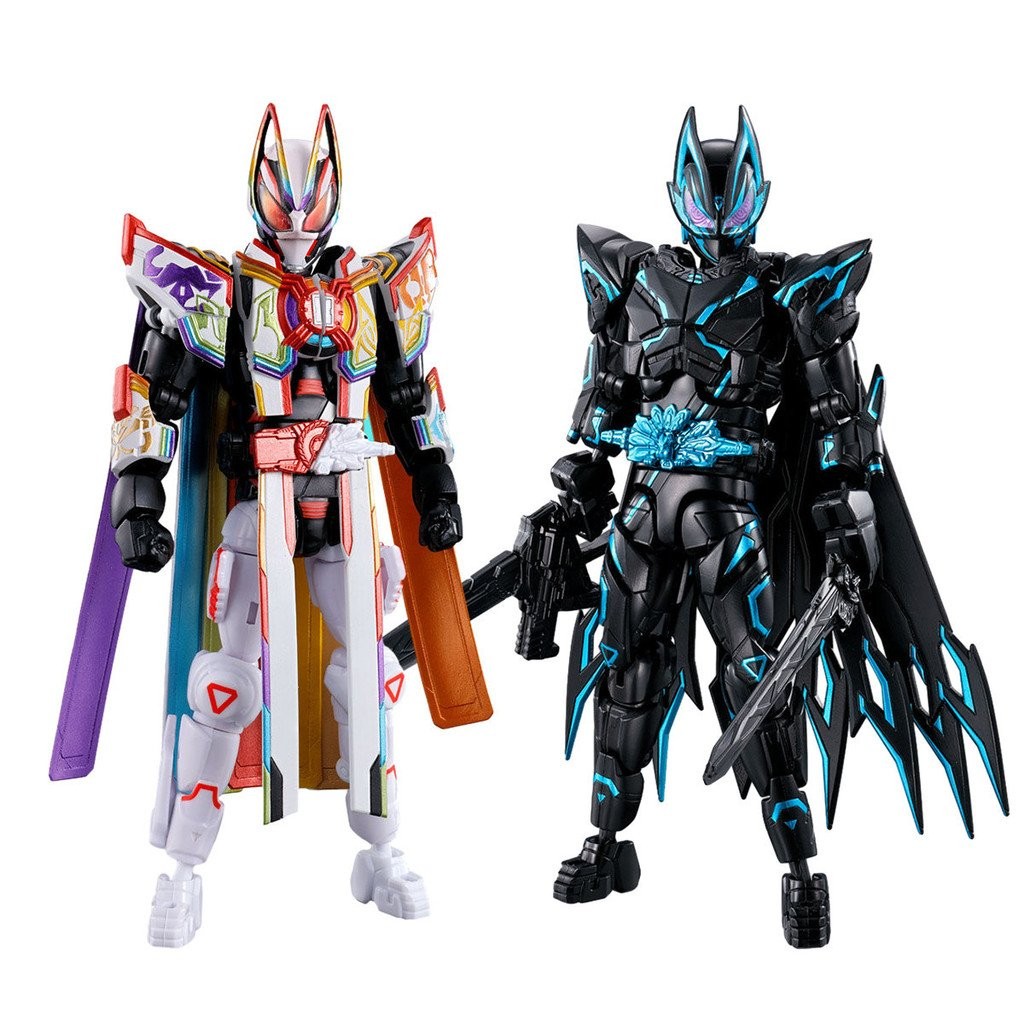 Bandai PB RCF Kamen Rider geats Rainbow Pole Fox x Black Pole Fox ...