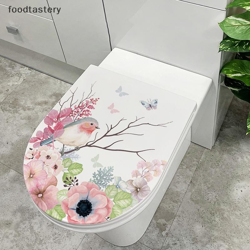 FTY Tropical ใบดอกไม้นกสติ๊กเกอร์ติดผนังตกแต่ง Decals พืชผนังกระดาษตก ...