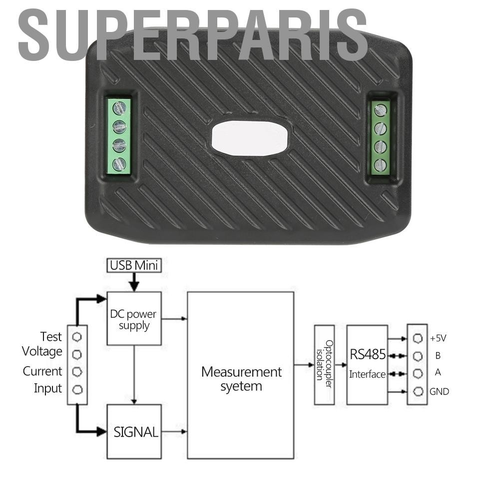 Superparis DC AMP METER พร้อมแรงดันไฟฟ้าวัตต์ (PZEM-017) | Shopee Thailand