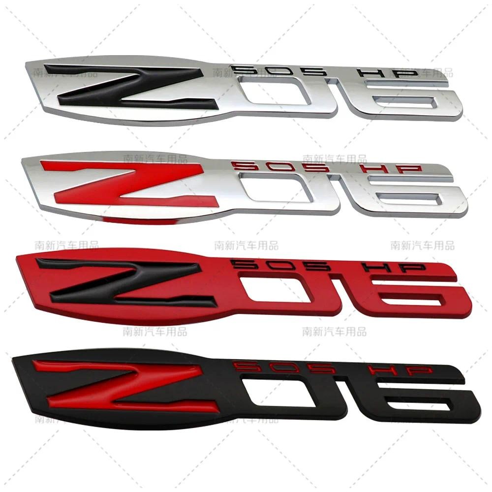 3D โลหะรถสติกเกอร์สัญลักษณ์สําหรับ Chevrolet Silverado Tahoe Z06 505HP ...