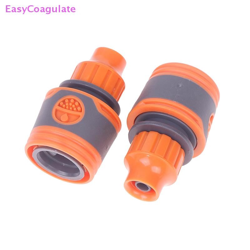 Eas 2 ชิ้น 1/2 "3/4 "สวนท่ออะแดปเตอร์ Quick Connector Stop Plug Coupler ...