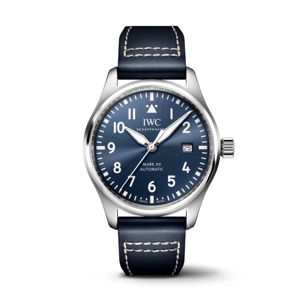 IWC Pilots Watch Mark XX Blue LS - 40mm | Shopee Thailand