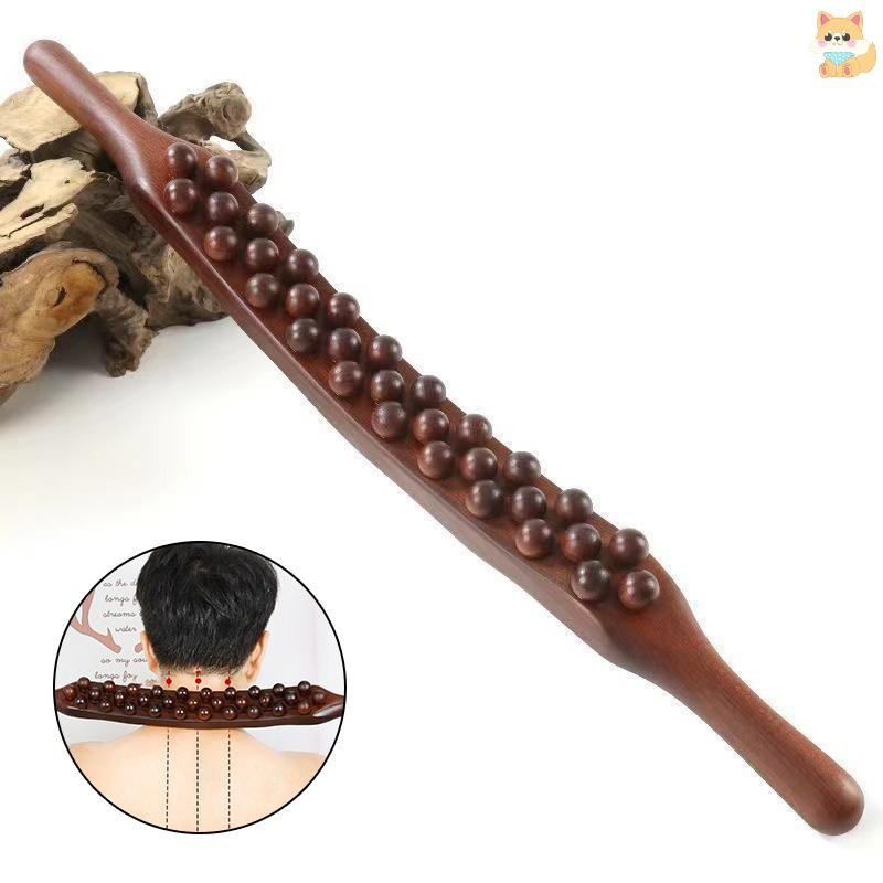 [VI] 37 ลูกปัด Universal Back Massage Tendons Scraping Stick Point ...