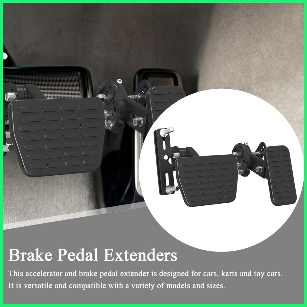 ส่วนขยายเหยียบ Anti-Slip รถคลัทช์เท้าเหยียบ Accelerator Pedal Extender ...